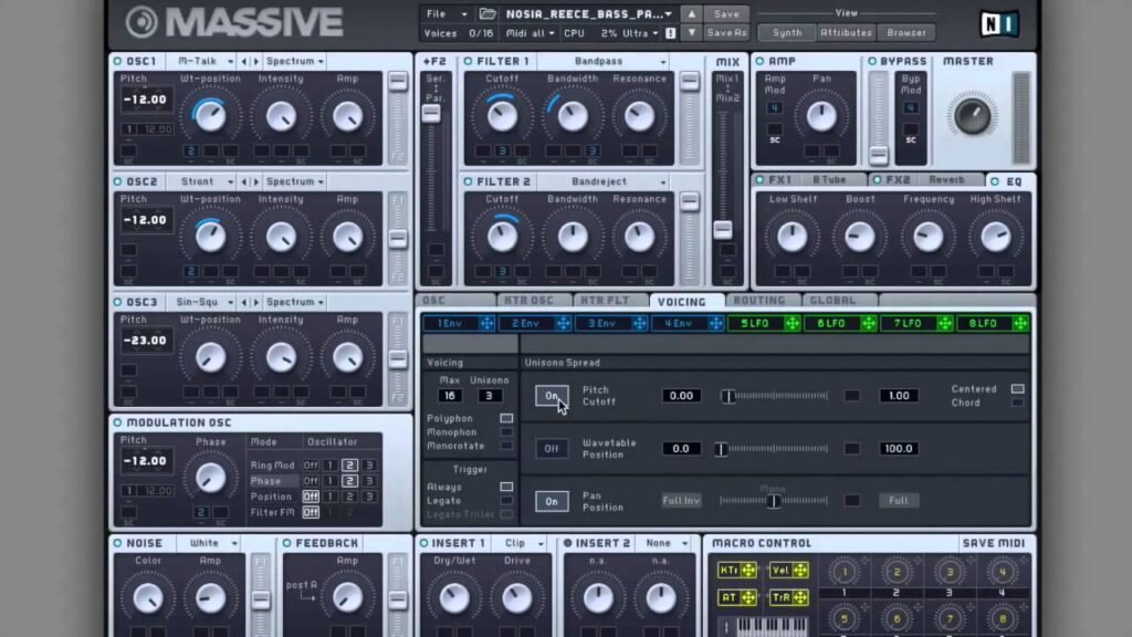 Noisia Reece Bass Massive Tutorial – bmusiq